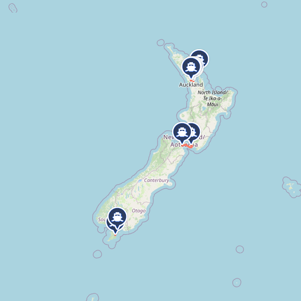 Ferry routes to, from and within New Zealand