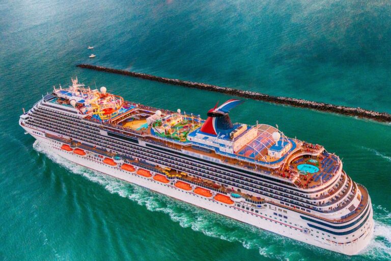 The difference between a ferry and a cruise ship