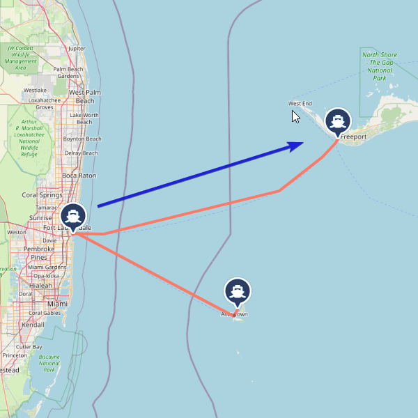 To Grand Bahama from Miami - FerryGoGo.com